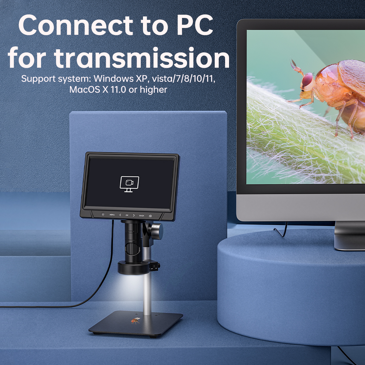 Kính hiển vi kỹ thuật số tích hợp camera Terino HD101-1600X (Phóng đại ...